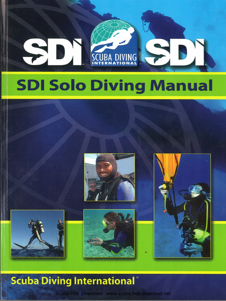 SDI Solo Diving Manual | PDF | Scuba Diving | Manufactured Goods