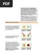 Blood Group Report Format | PDF