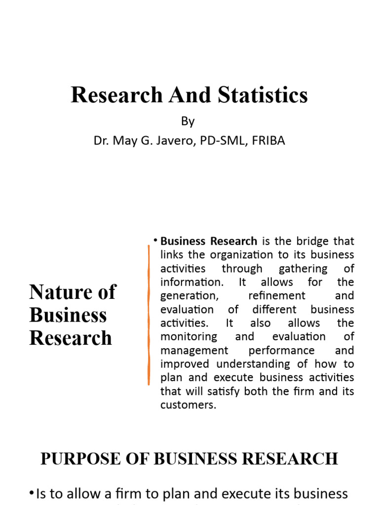 Research Statistics | PDF | Sampling (Statistics) | Level Of Measurement
