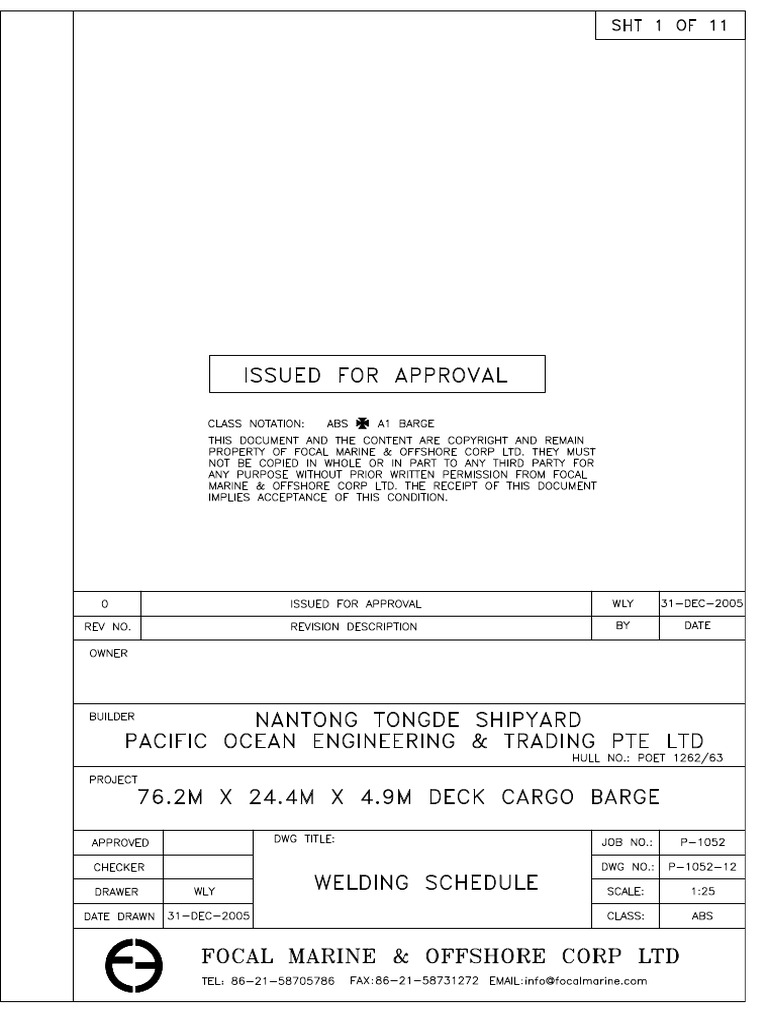 Welding Schedule and Specifications | PDF | Welding | Construction