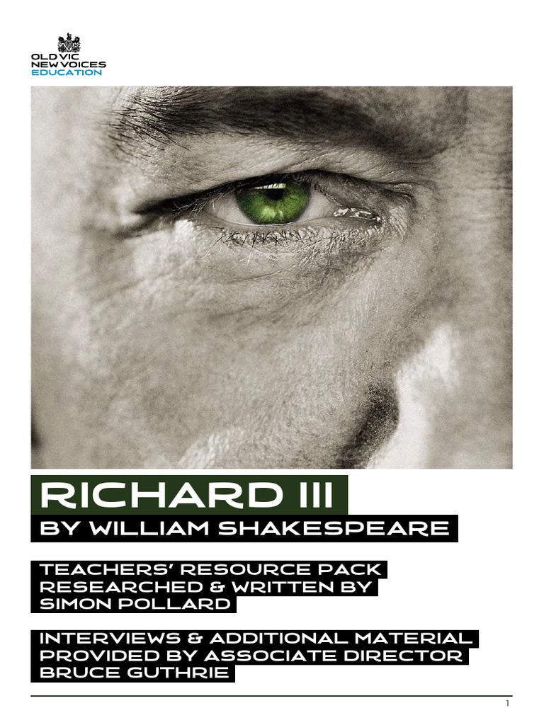 Richard III: by William Shakespeare | PDF | House Of York | William ...