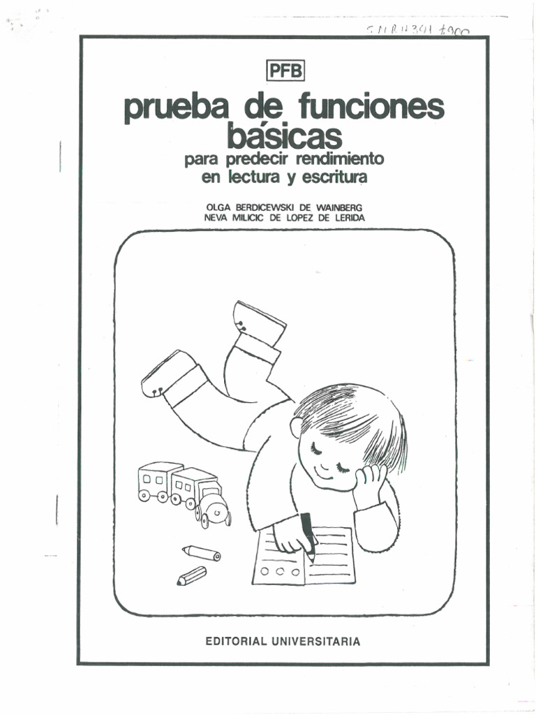 Cuadernillo PFB | PDF