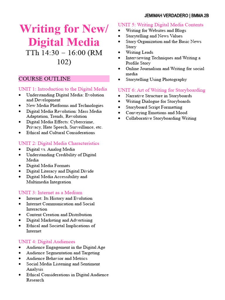 Writing For New Media | PDF | Mass Media | Internet