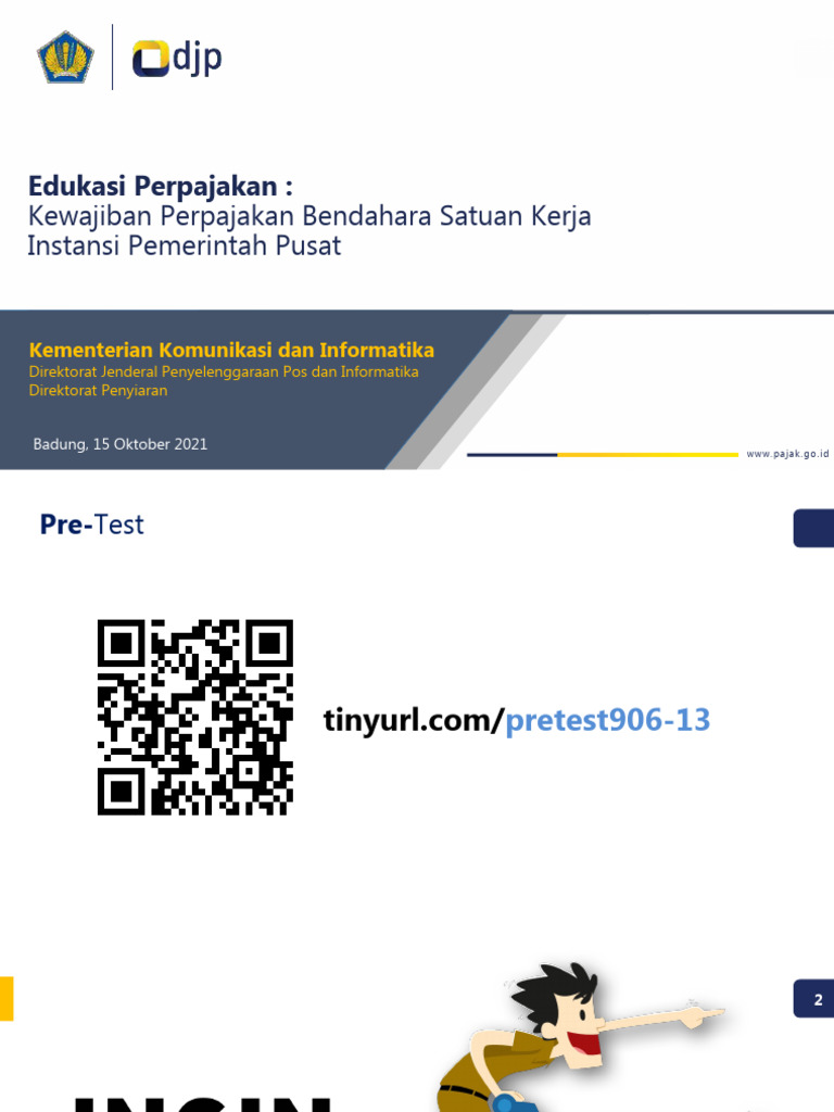 Edukasi Pajak Instansi Pemerintah (Direktorat Penyiaran - 15102021) | PDF