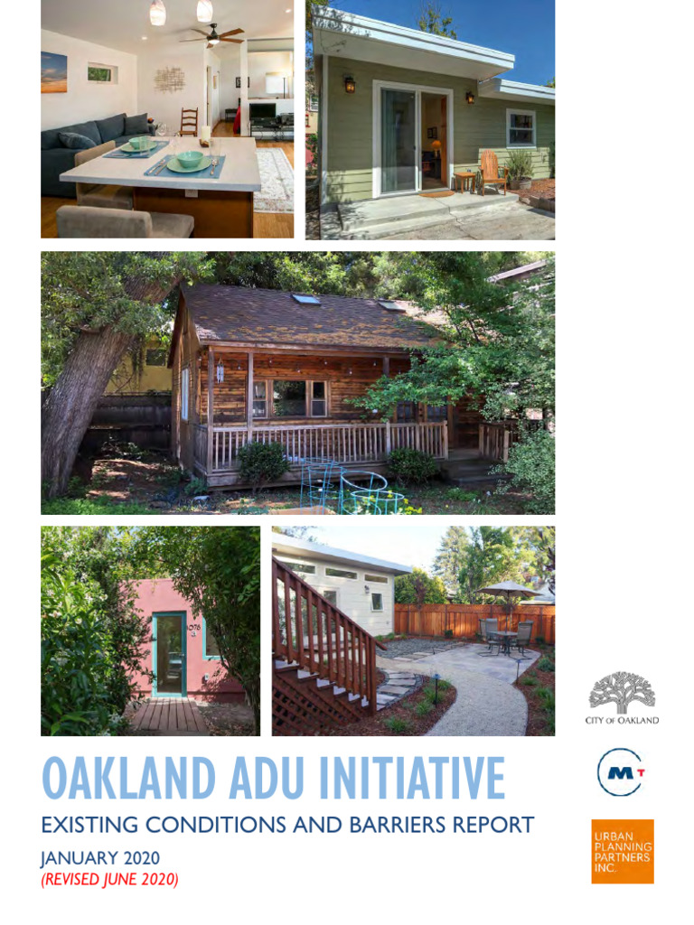 Oakland ADU Research Report Jan 2020 Rev June 2020 | PDF | White ...