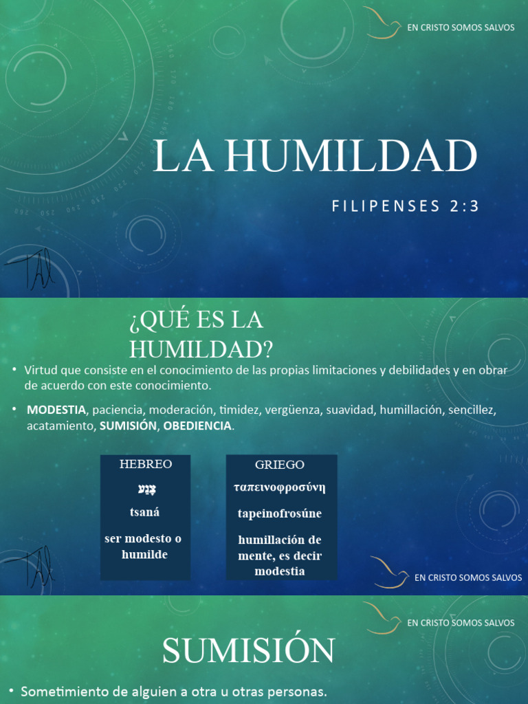 La Humildad | PDF | Cristo (título) | Orgullo