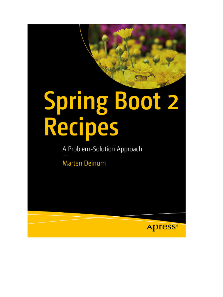 Cover Spring Boot 2 Recipes A Problem-Solution Approach | PDF