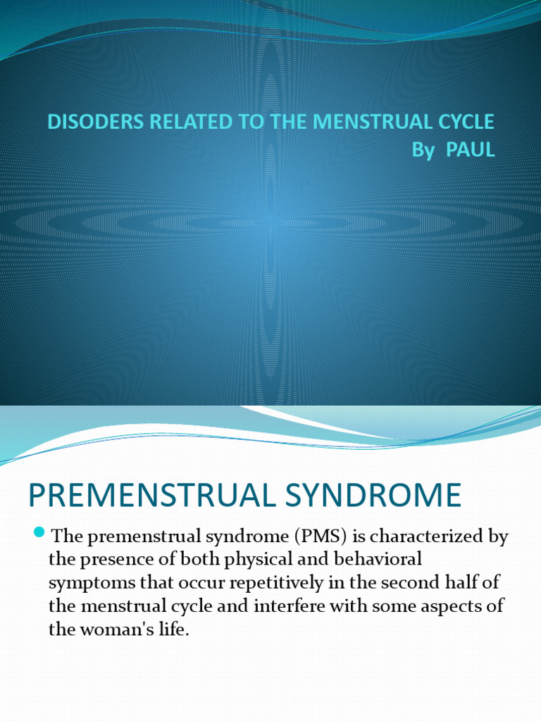 Understanding Premenstrual Syndrome (PMS) | PDF | Premenstrual Syndrome ...