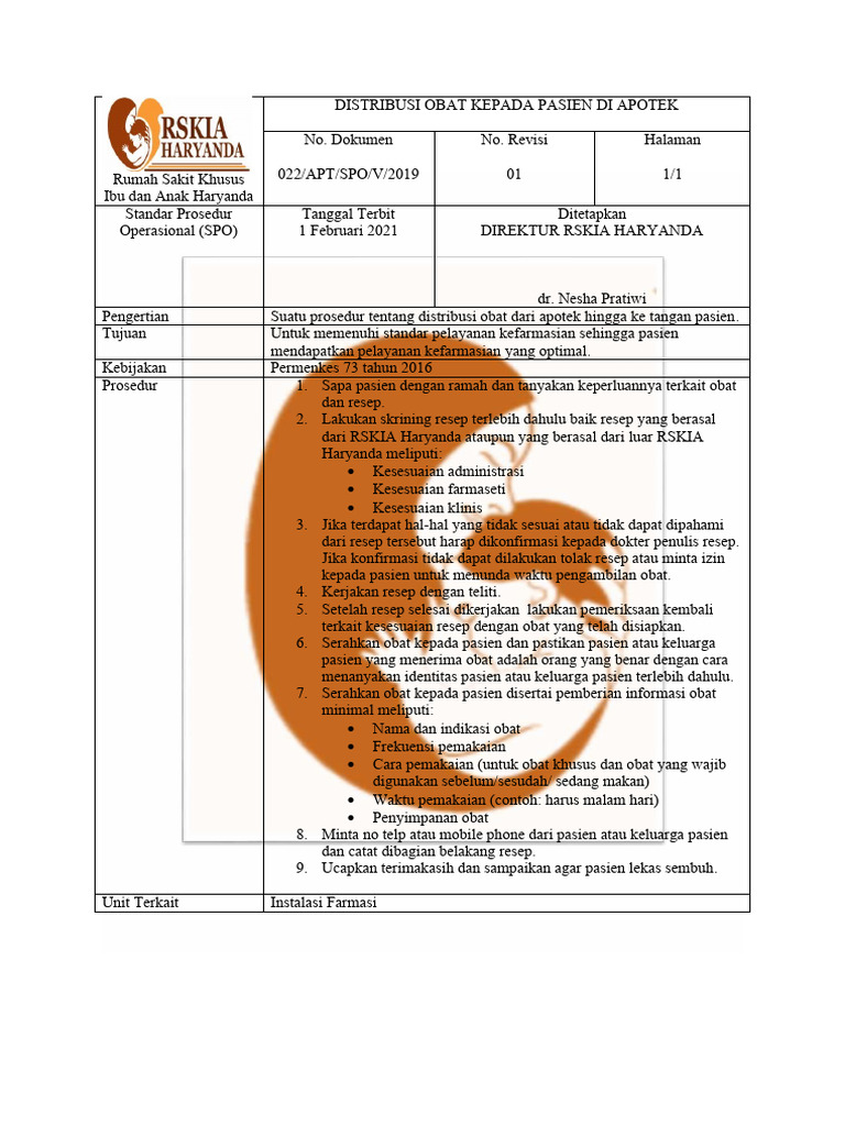 Sop Apotek Pdf