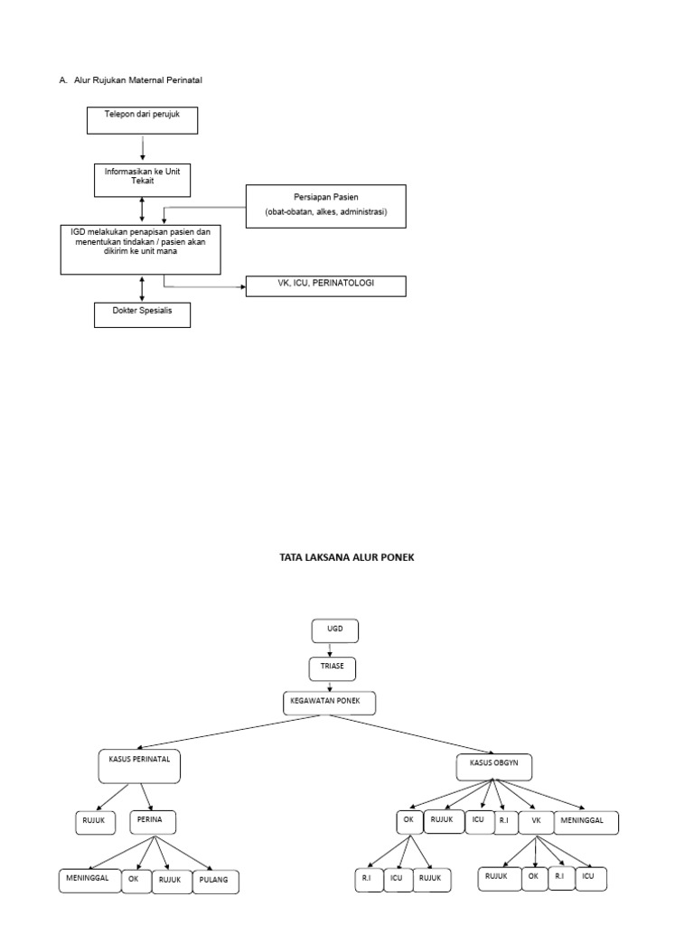 Alur Rujukan Ponek | PDF