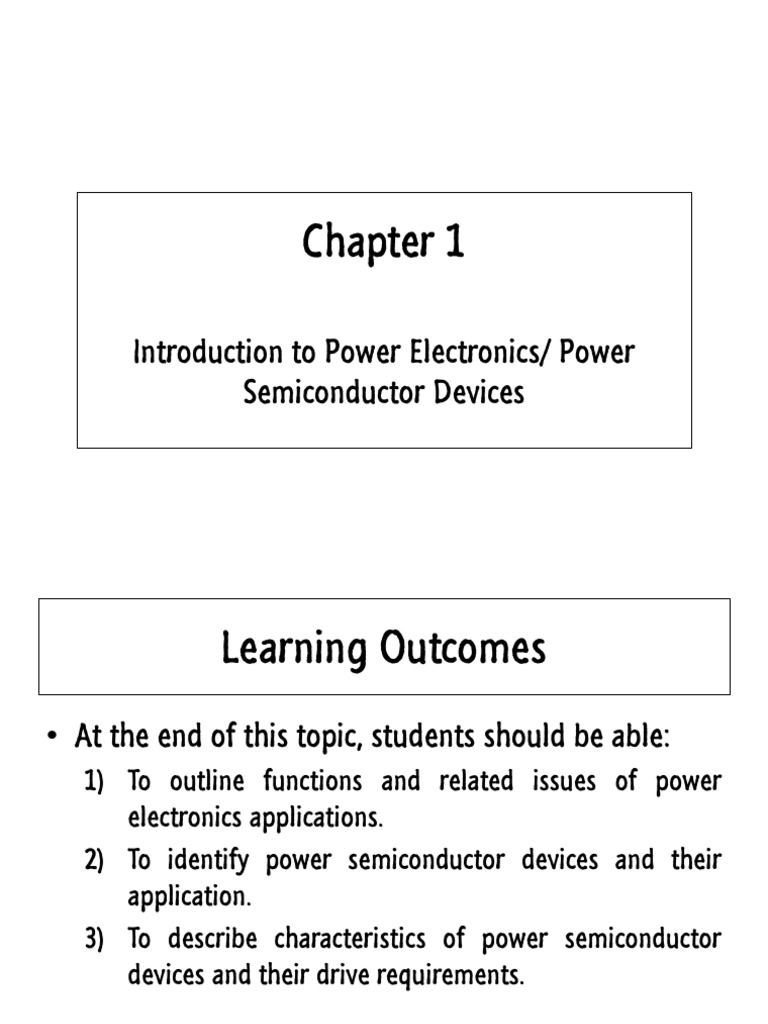 01 Semiconductor Power Devices Note 1 Pdf Power Electronics Diode