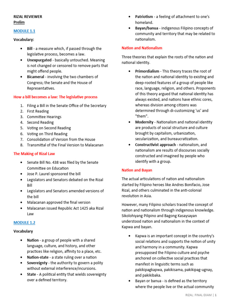 Socsc 005 Reviewer | PDF