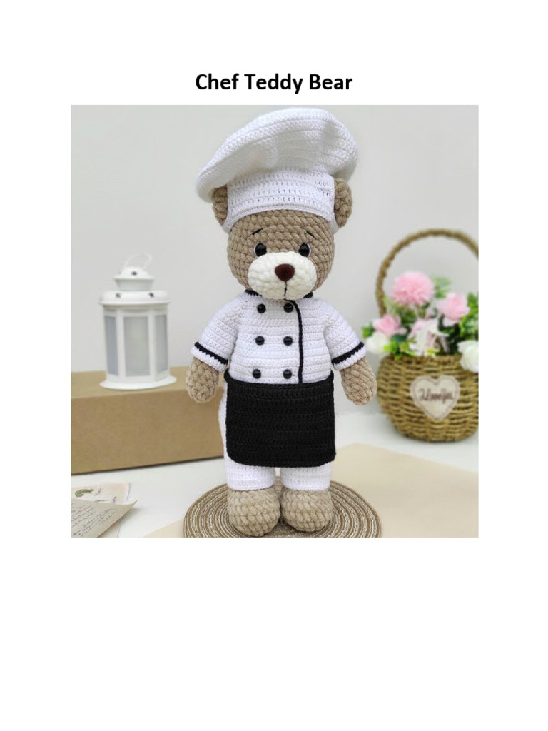 Chef Teddy Bear | PDF