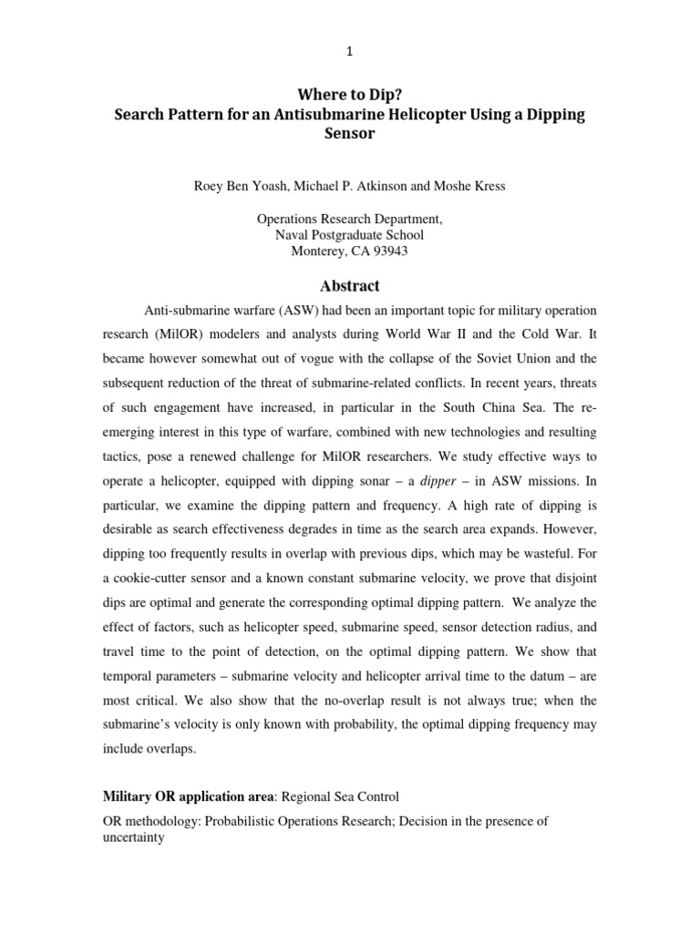 ASW Dipping 2018 | PDF