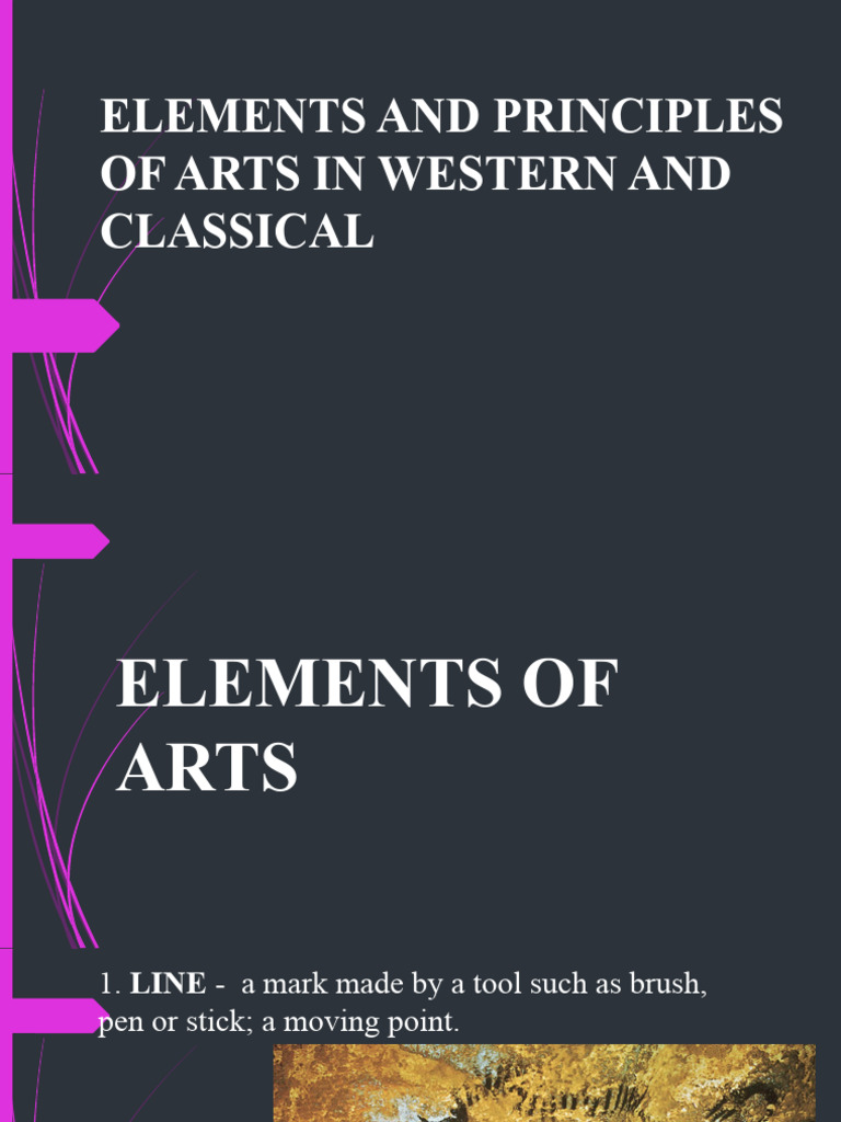 Elements and Principles of Arts in Western and | PDF | Composition (Visual Arts) | Paintings