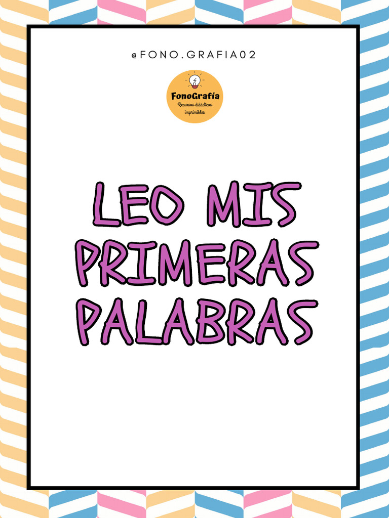 Leo Mis Primeras Palabras | PDF
