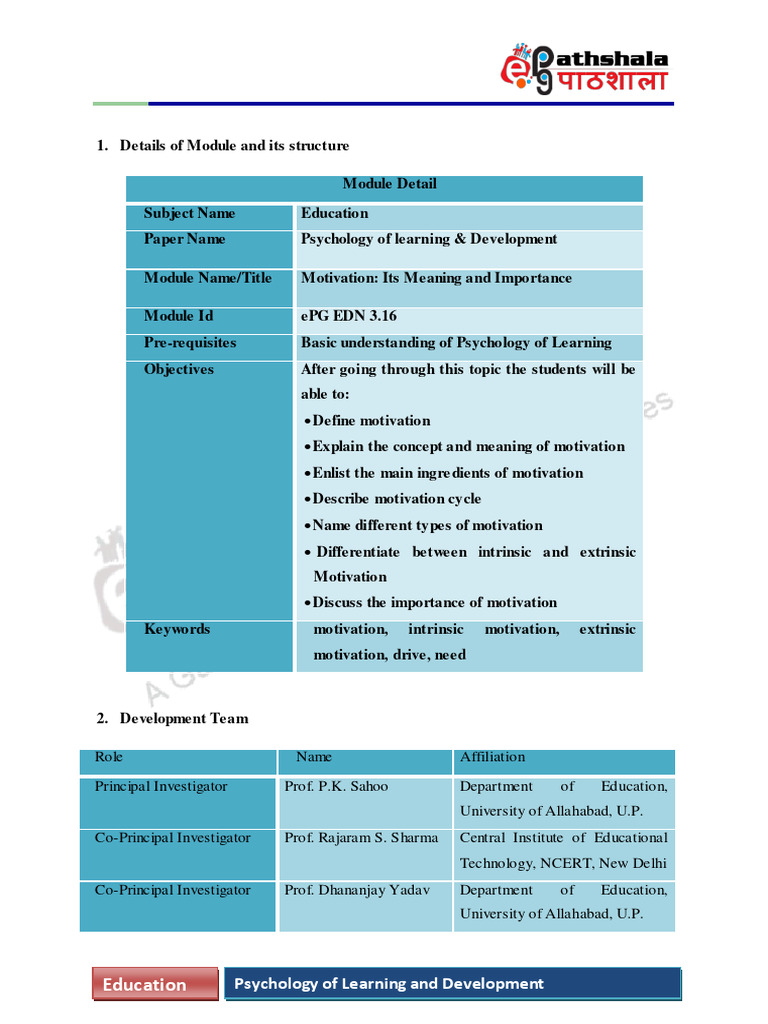 1494998543ePGEDN3.16 Etext (Recovered | PDF | Motivational | Motivation