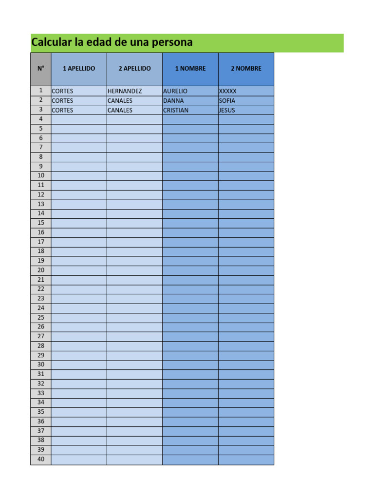 Calcular La Edad de Una Persona | PDF