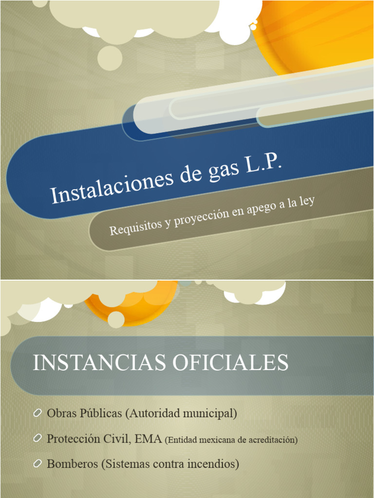 Gas LP, Simbologia y Dispositivos de Almacenamiento Unidad I | PDF | Gases