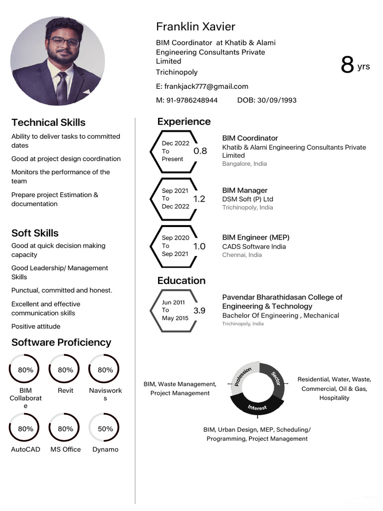 Franklin Xavier - CV | PDF | Building Information Modeling | Autodesk Revit