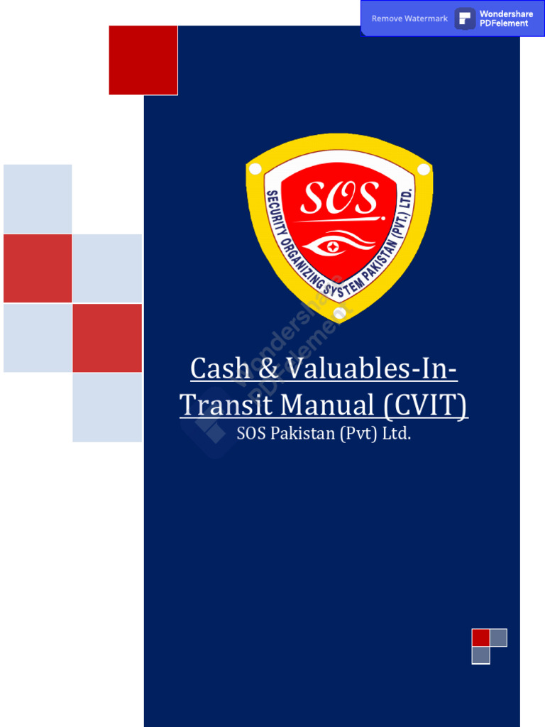 CVIT Manual for SOS Pakistan Security | PDF | Authentication | Security ...