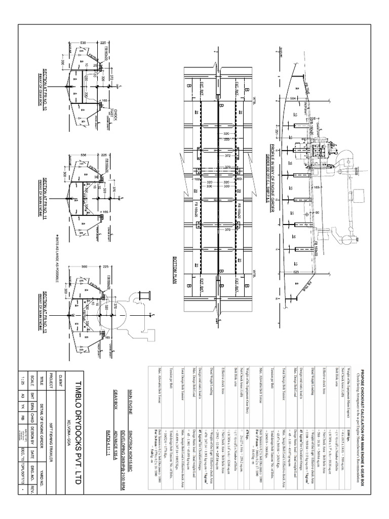 13 Detail of Engine Girder | PDF