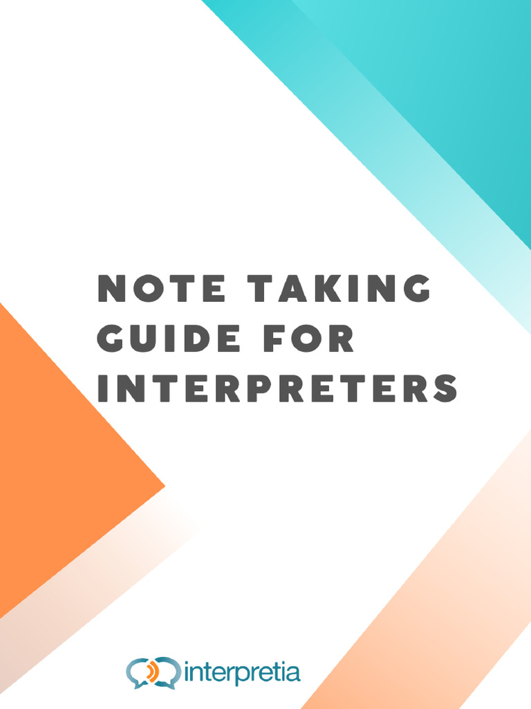 Note Taking Guide | PDF