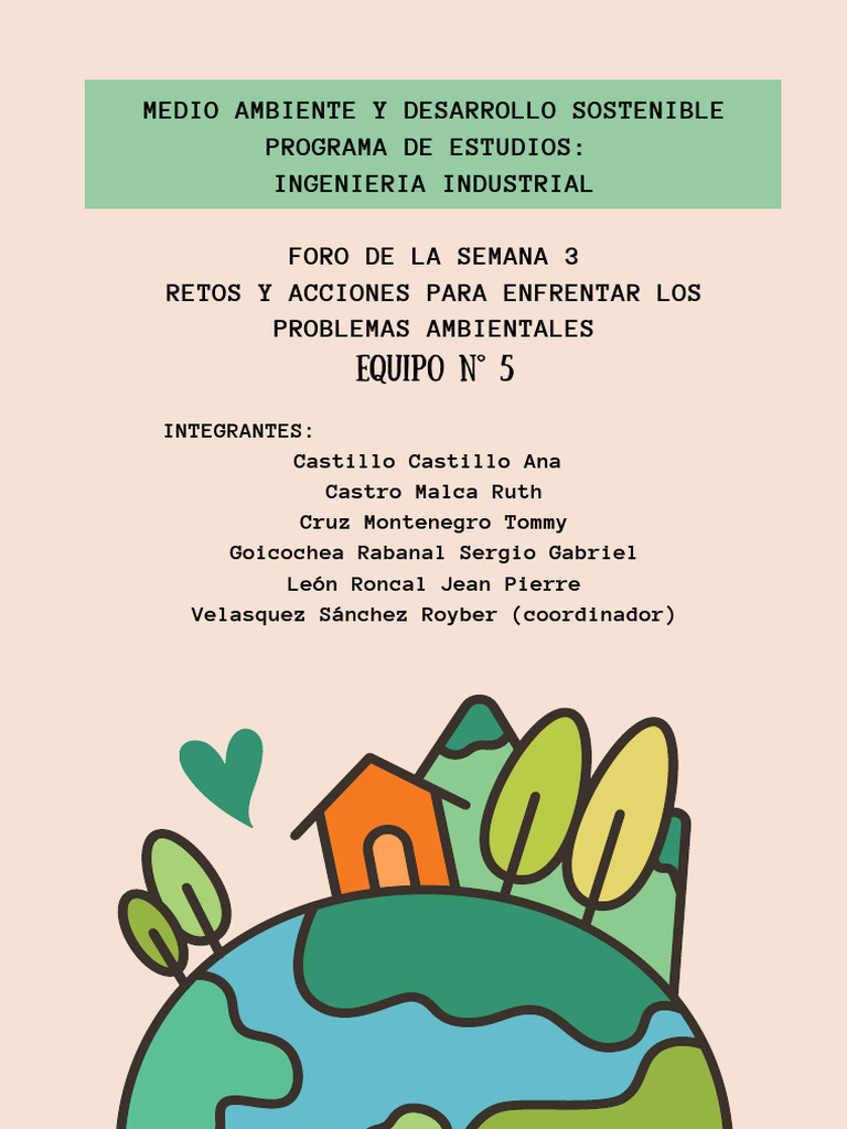 Medio Ambiente - Grupo 5 | PDF | Residuos | Contaminación