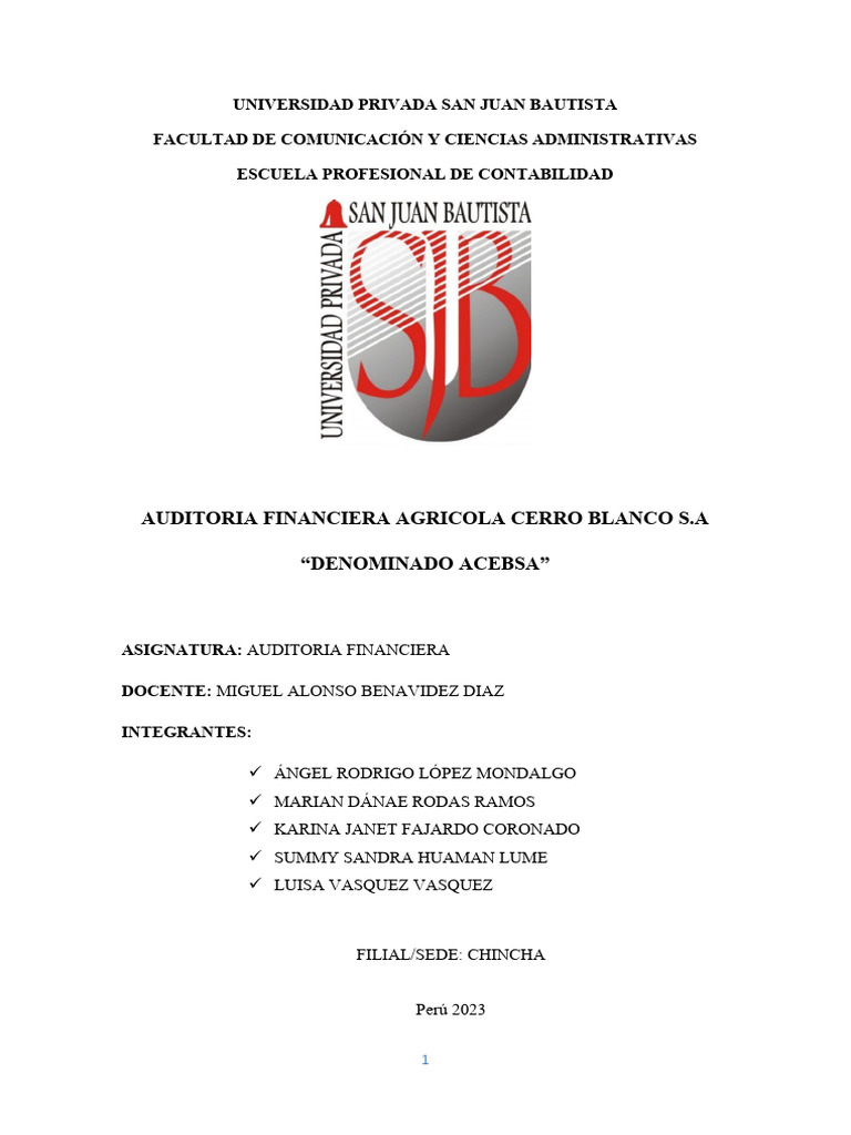 Estructura Del LRPD Ii | PDF | Auditoría | Contabilidad