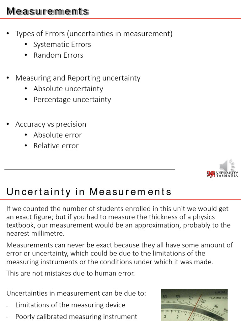 L0.1 Measurements | PDF | Observational Error | Accuracy And Precision