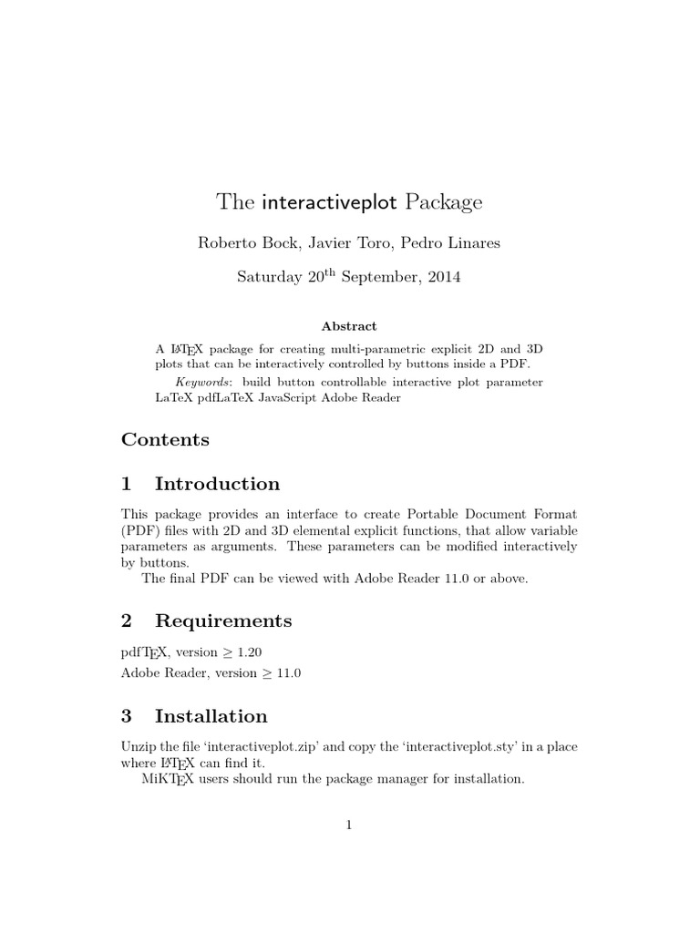 Interactiveplotmanual | PDF Interactiveplotmanual | PDF