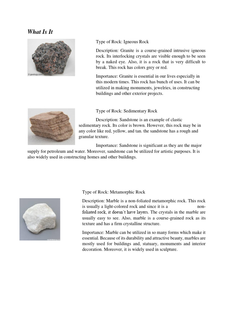 Rocks | PDF