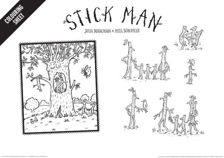 Stick-Man ColouringPage | PDF