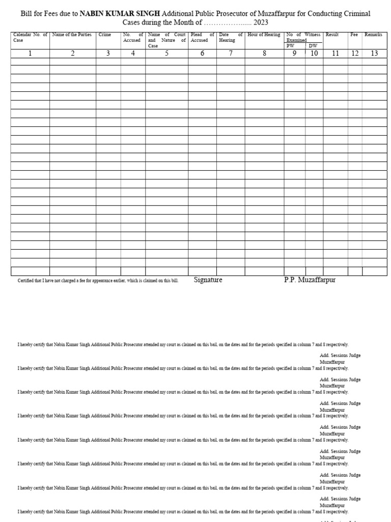 Bill Navin Sir | PDF