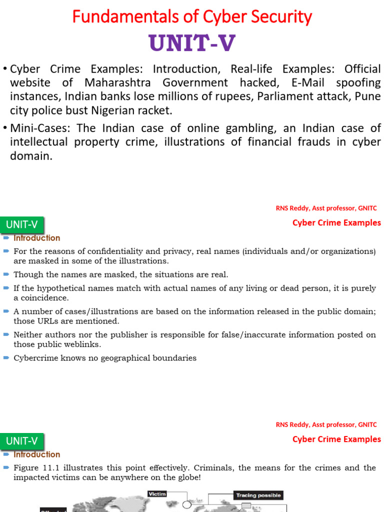 Cyber Security UNIT-5 | PDF