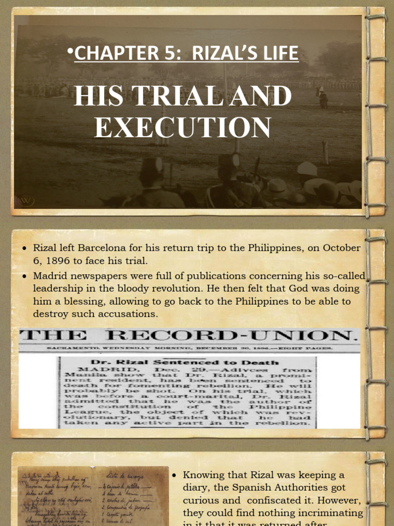Rizal's Trial and Execution | PDF | Philippines