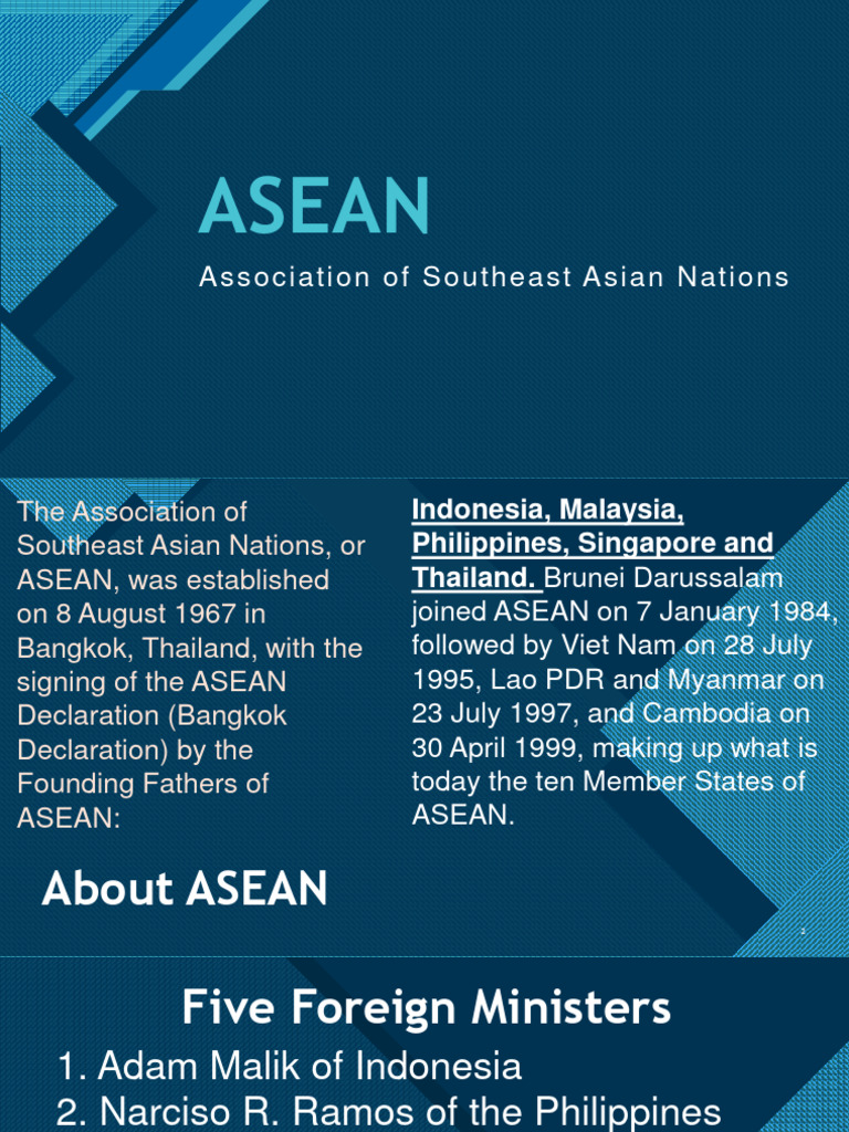 ASEAN PPT 2 | PDF | Government | International Relations