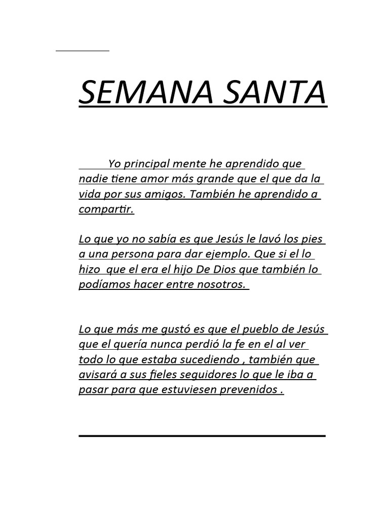 Semana Santa | PDF