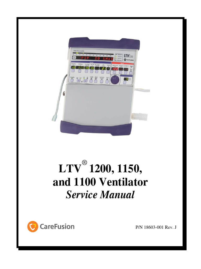 CareFusion LTV 1100 Medical VentilatorUserManual | PDF | Technology & Engineering
