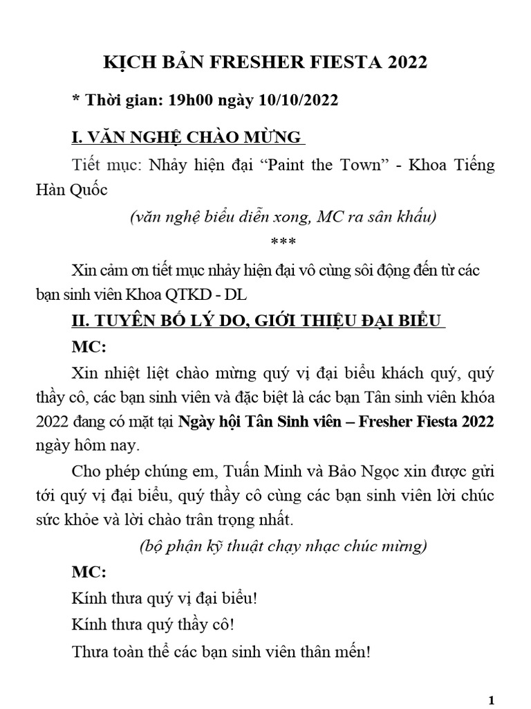 Kich Ban FF 2022 | PDF