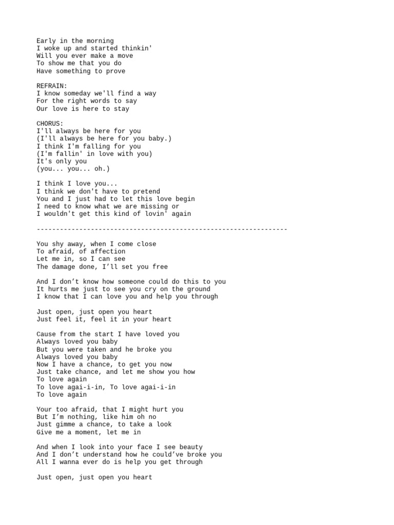 Lyric Collection | PDF | Song Structure