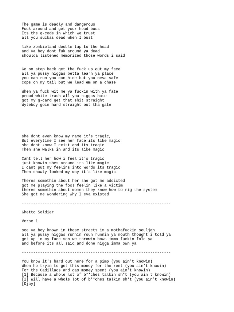 Lyrics 12 | PDF