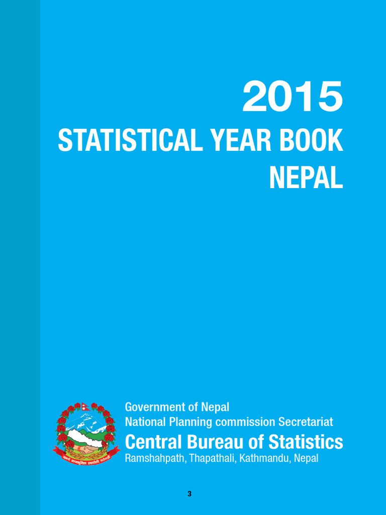 Statistical Year Book 2015 | PDF | Gross Domestic Product | Economic Growth