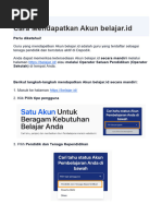 Panduan Aktivasi Akun Dikbud HR | PDF