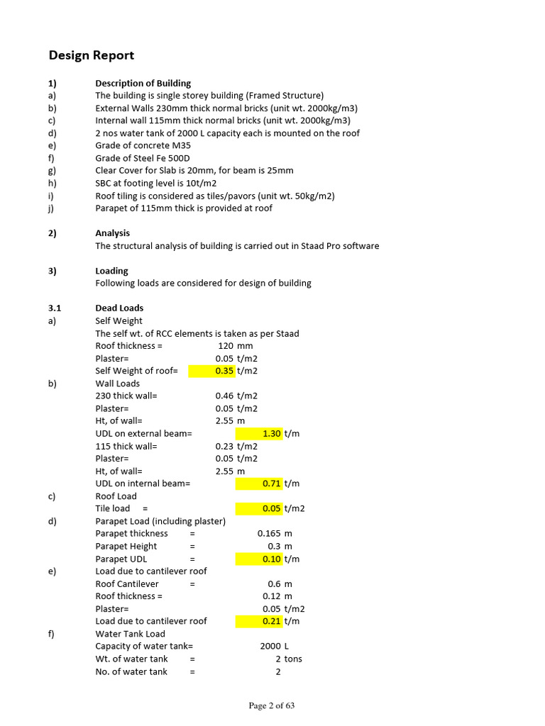 Design Report | PDF | Real Estate | Architectural Elements