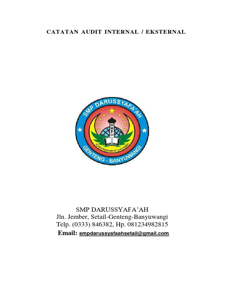 Audit Internal Sekolah | PDF