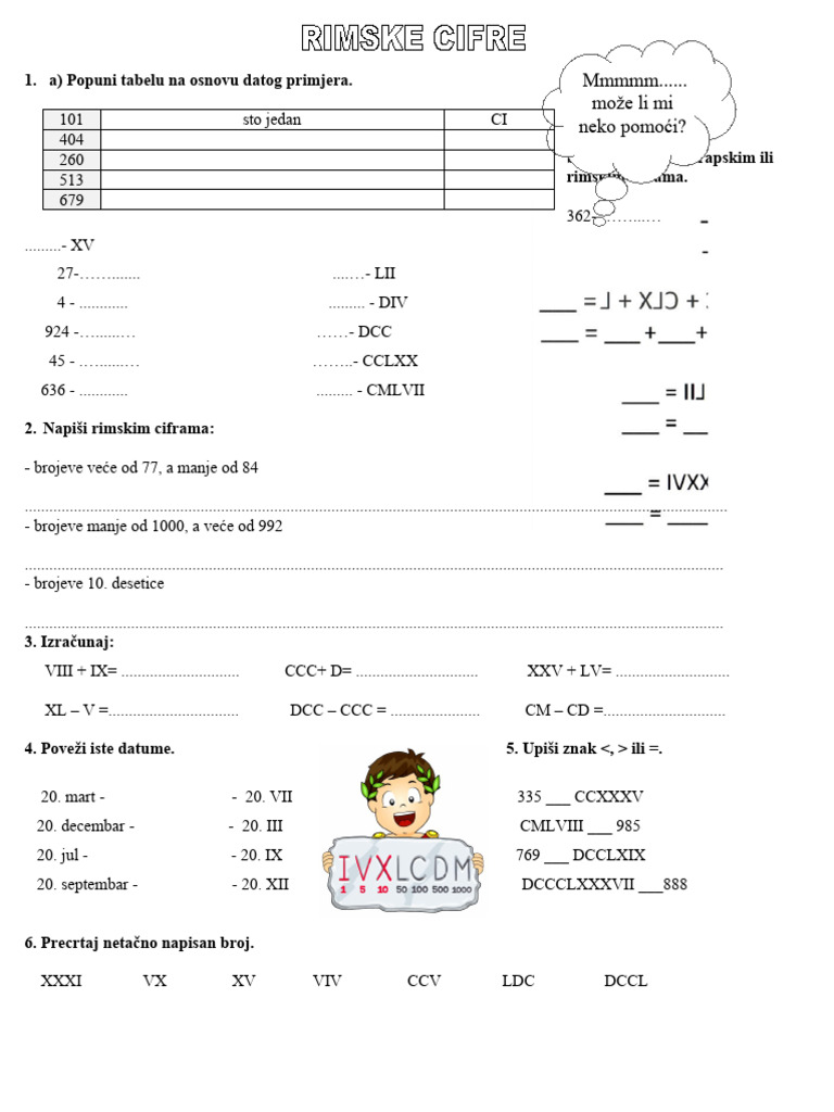Rimski Brojevi 2 | PDF