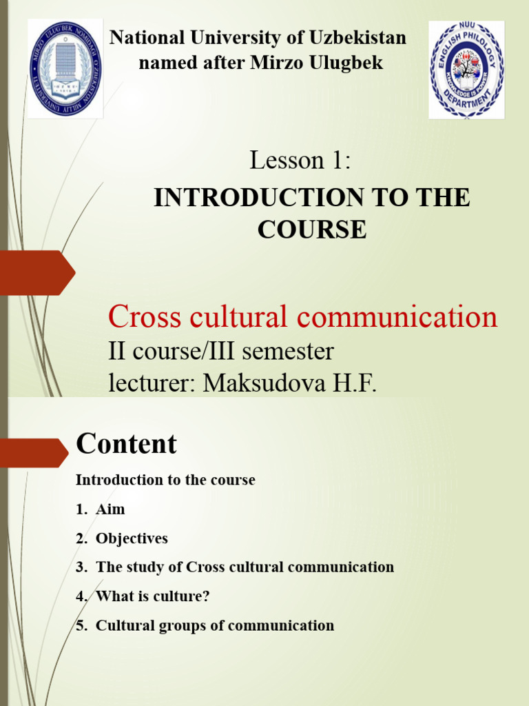 Cross-Cultural Communication Overview | PDF | Cross Cultural ...