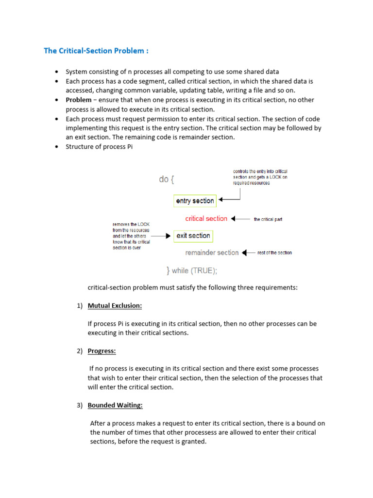 4.process Synchronization | PDF 4.process Synchronization | PDF