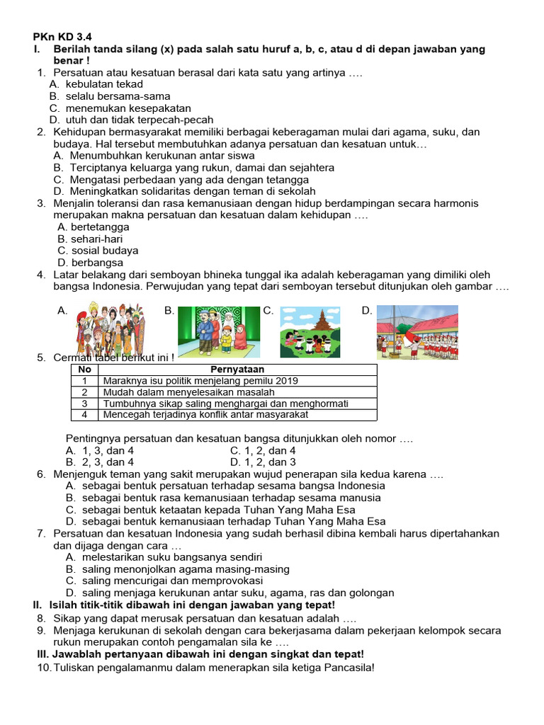 Latihan Tema 9 - 1 | PDF